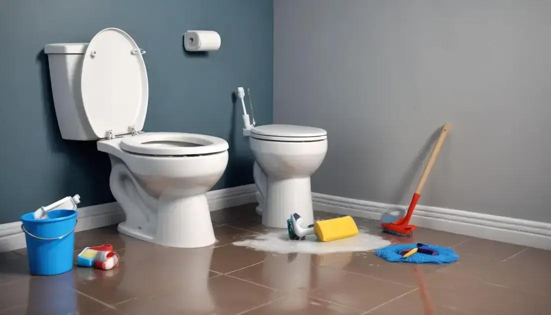 vaso sanitário entupido: dicas práticas para resolver antes que piore